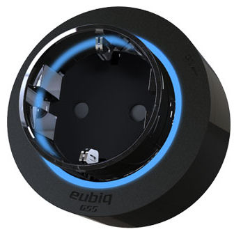 Aufputz-Steckdose - GS4 STANDARD - Eubiq - Polycarbonat / modern / schwarz