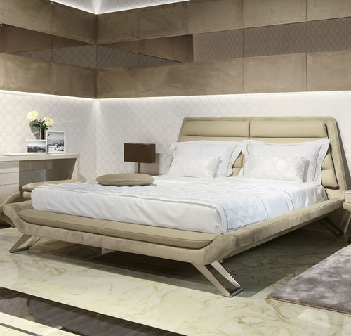 Doppelbett - PURO - SAN MARCO - modern / Polster / Kopfteil