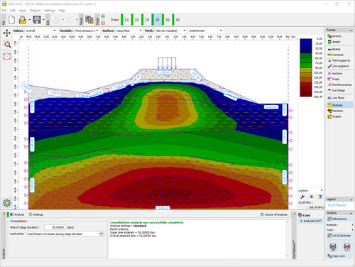 Modellierungssoftware - FEM – CONSOLIDATION - FINE - Berechnungs für ...