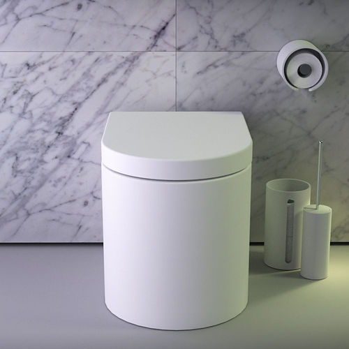 Freistehendes WC - GLOW - KNIEF & CO. GmbH - Keramik / spülrandlos