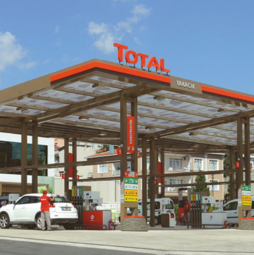 Paneel für Fassadenverkleidung - TOTAL PETROL STATIONS - Arconic ...
