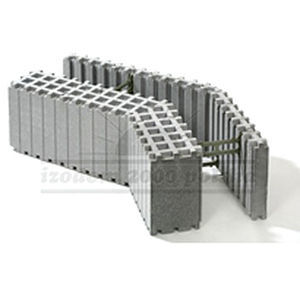 Schalungsstein / expandiertes Polystyrol (EPS) - MCF 35 EI/L - izodom ...