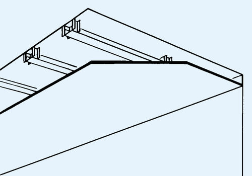 Gips-Zwischendecke - R 1.5211 - Saint Gobain Rigips - aus Fliesen / Akustik