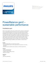 Deckeneinbauleuchte - POWERBALANCE GEN2 - PHILIPS LIGHTING - LED ...